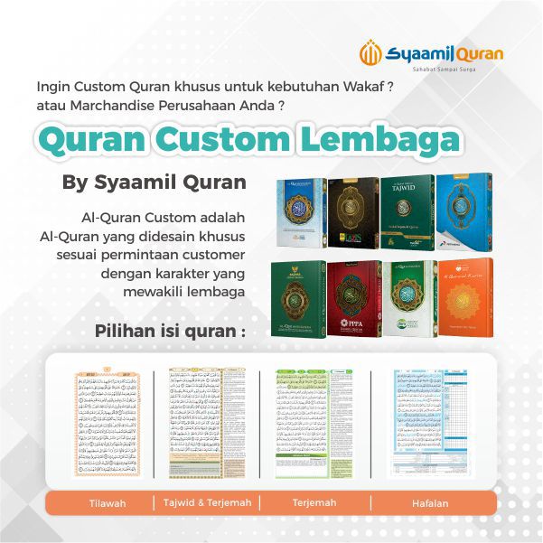 Syaamil Quran - Penerbit Al Quran Terbaik di Indonesia